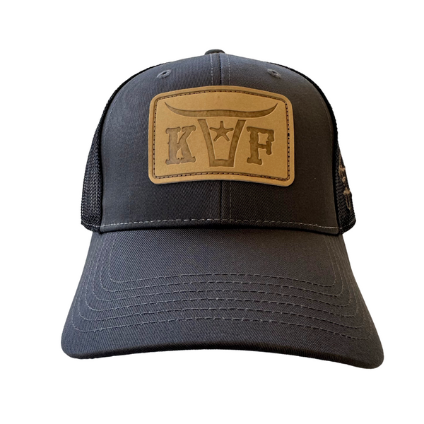 Hat- Leather Patch KF – Kevin Fowler's General Store
